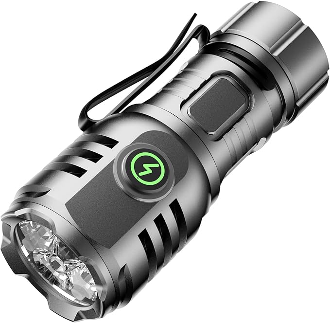 ‎F440-T3B | Rechargeable Flashlight Mini LED Handheld Torches – Heliusworld