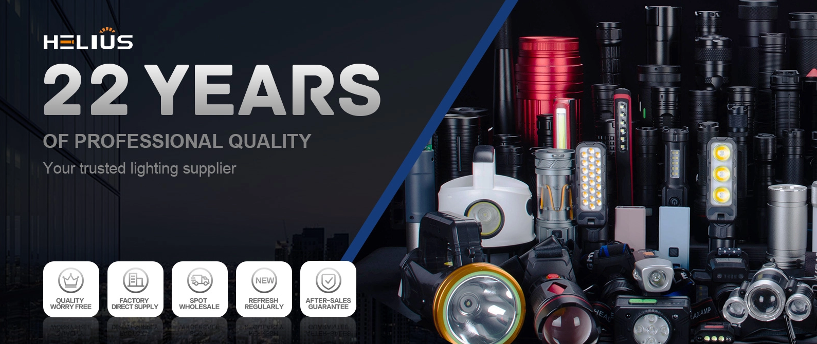 Your Most Trusted and Reliable Flashlight Supplier – Helius – Heliusworld